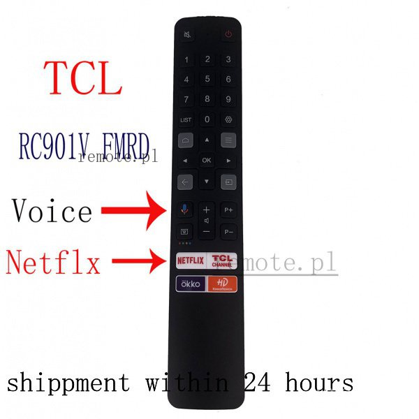 RC901V FMRD New Original remote For tv tcl Voice LCD LED TV Remote ...