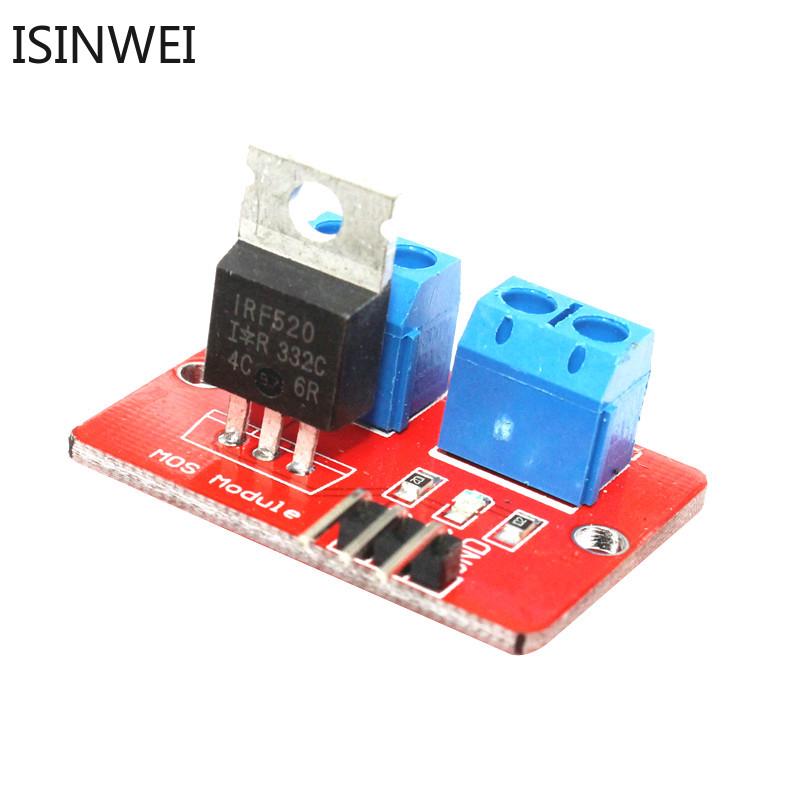 Przycisk Mosfet IRF520 Moduł sterownika MOS dla Arduino MCU ARM ...