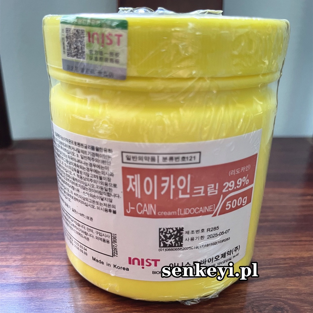 500g JCain Numb Cream 25,8% / 10,56% / 29,9% / 15,6% Znieczule ...