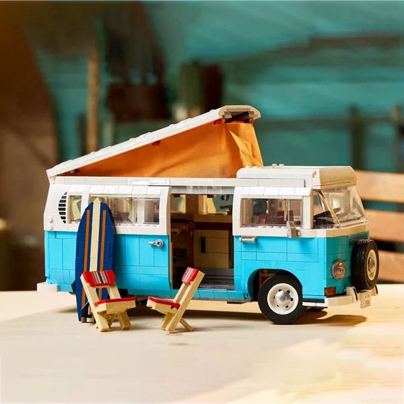Seria Creator Expert Volkswagen T2 Camper Samochód Van VW Model Klocki ...