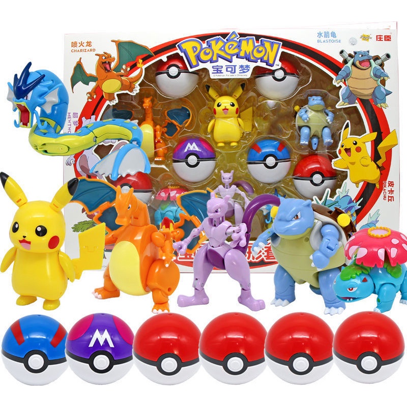 Pokémon Pikachu Figurka Zabawka Dla Dzieci Ogień Oddychający Smok super ...