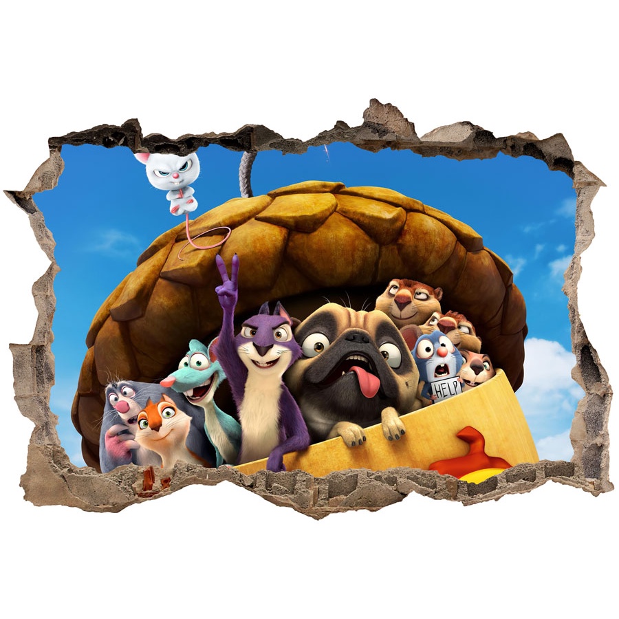 Gang Wiewióra 2 , plakat, naklejka 3D, 70x50cm | Shopee Polska