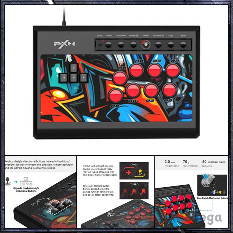 PXN-X8 Arcade Fight Stick Wired Game Controller for PC for Switch | Shopee Polska
