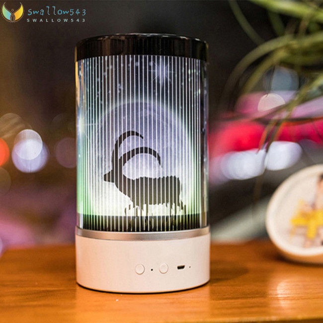 jaskółka FN Animated Night Light Przenośna sypialnia LED USB do ...