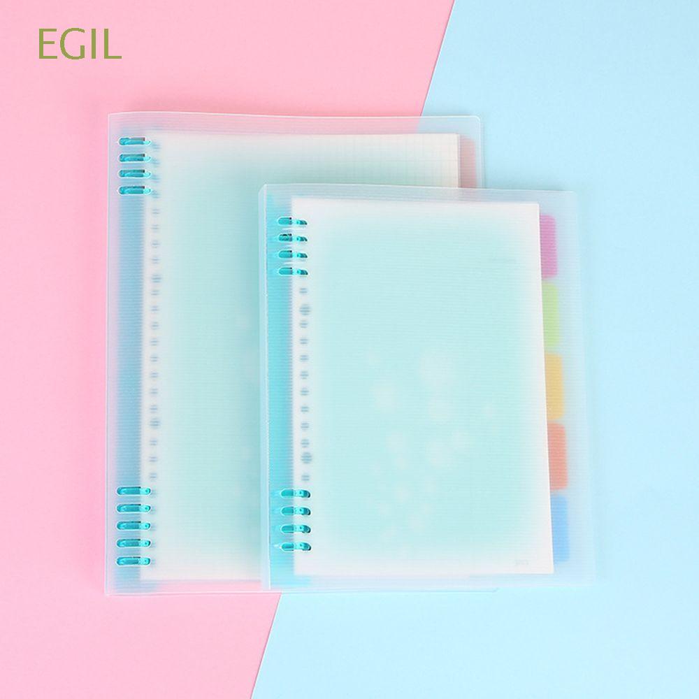 EGIL Candy Color Notebook Shell Gift 9 Hole Binder Clip Loose Leaf ...