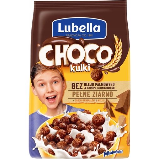 LUBELLA PŁATKI CHOCO KULECZKI CZEKOLADOWE 500 G | Shopee Polska
