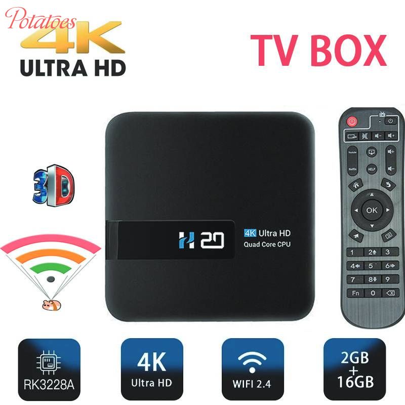 H20 dekoder sieciowy S905W Android 10.0 4k HD odtwarzacz sieciowy ...