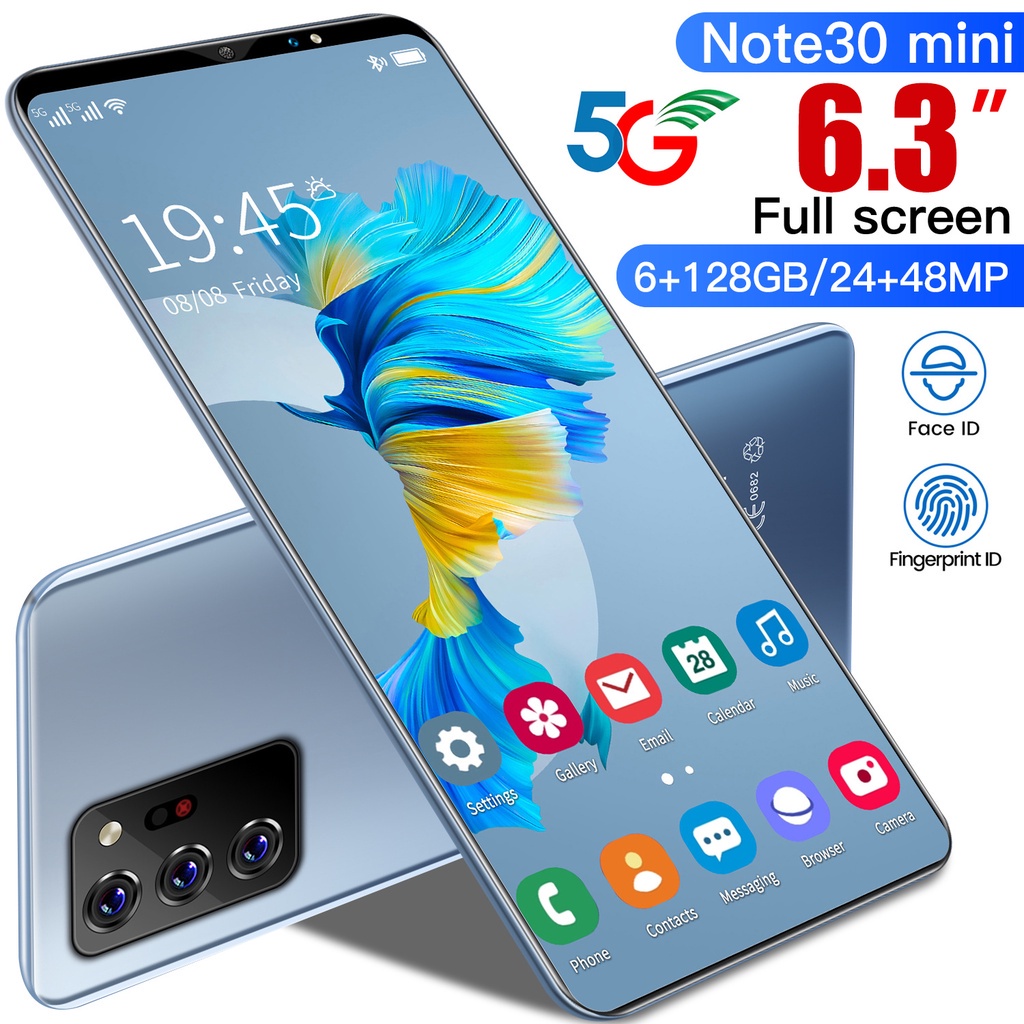 【Wielka Wyprzedaż】 Telefony Komórkowe 2021 Note30 Mini Cena Telefonu Tanie Telefony 5g WIFI ...
