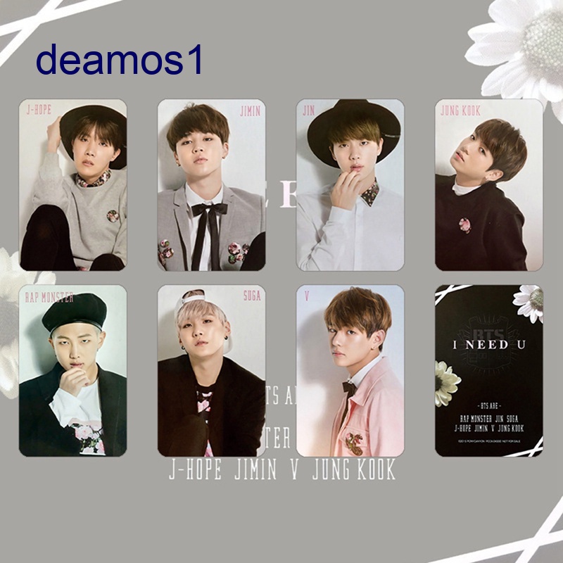 7 sztuk / zestaw Kpop BTS I POTRZEBUJEMY Karty U Lomo Pocztówka ...