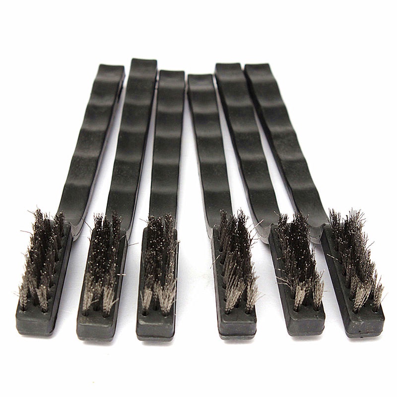 Zestaw stalowy do czyszczenia szczotek Małe szczotki drutowe Iskry rdzy ...