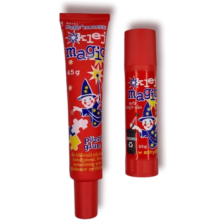 Zestaw klej magic w sztyfcie 20 g + w tubce 45 g | Shopee Polska