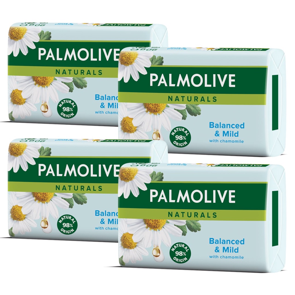 PALMOLIVE mydło w kostce kojące WITAMINA E 4x90 g | Shopee Polska