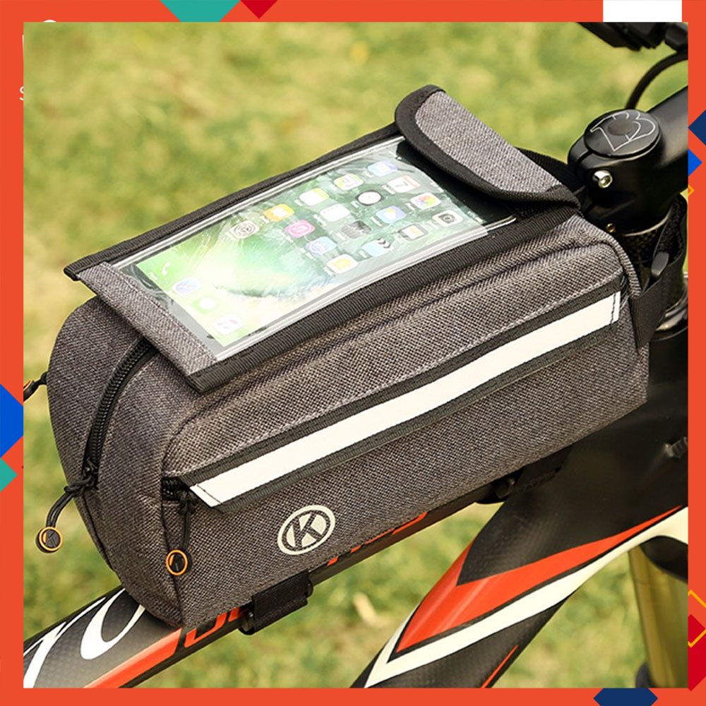 Torba rowerowa Nylonowa odblaskowa torba rowerowa Trójkątna torba na ...