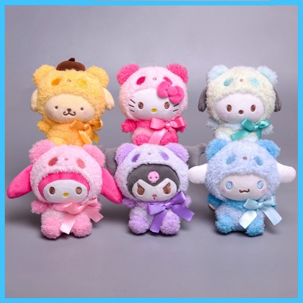 Zabawka Gra Kuromi Mini Moe Sanrio Plush Series Miękki 5 kolorów Plecak ...