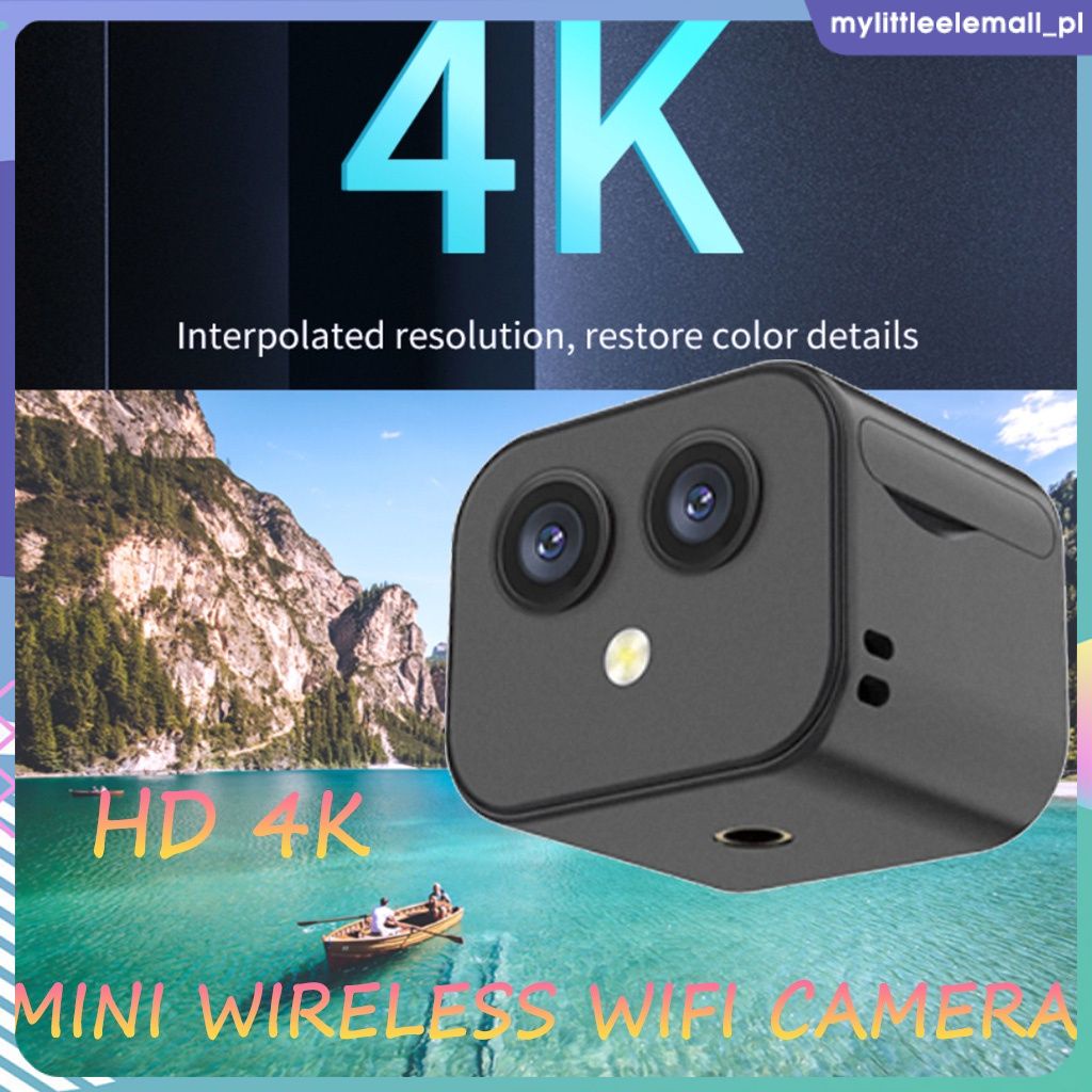 D3 Mini kamera 4K kamera sportowa bezprzewodowa Mini bezpieczeństwa ...