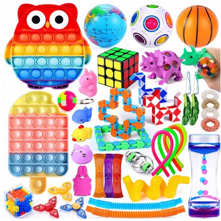 MYSTERY BOX FIDGET TOYS POP IT ZABAWKI SENSORYCZNE PREZENT | Shopee Polska