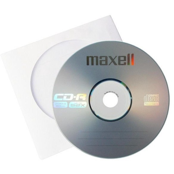 Płyta CD-R 700MB 80 MIN MAXELL 1 sztuka w kopercie | Shopee Polska