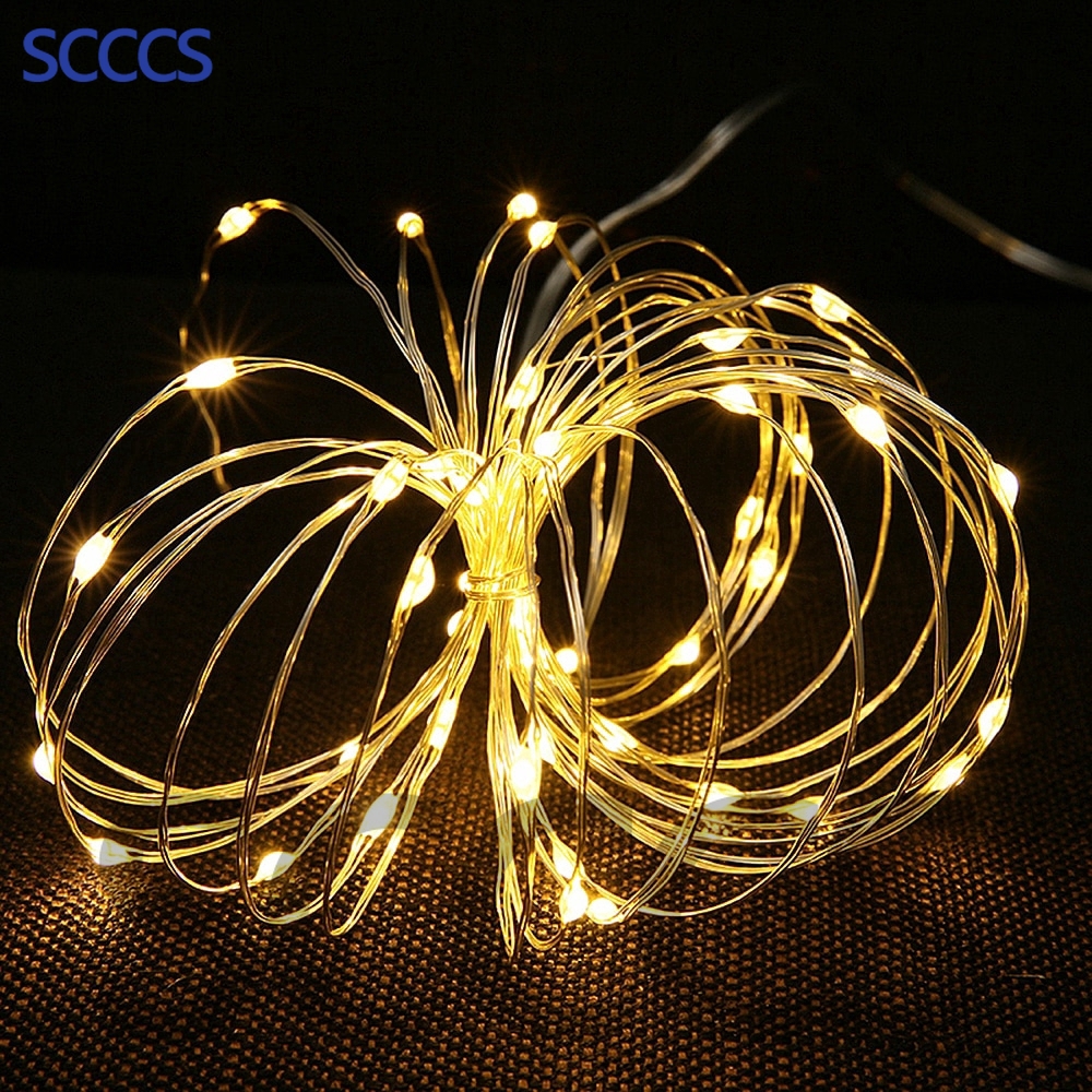 Bomgogo 1M 2M Drut Chanany Led Lina Bibuła dzwonka Przeburzyć Choinka ...