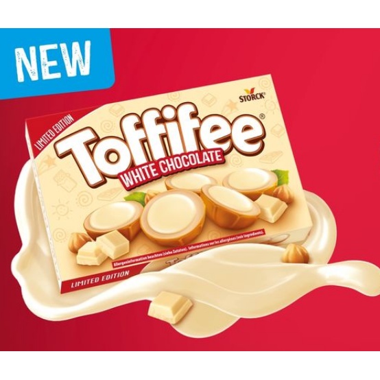 TOFFIFEE WHITE CHOCOLATE limited edition 125 g NOWOŚĆ | Shopee Polska