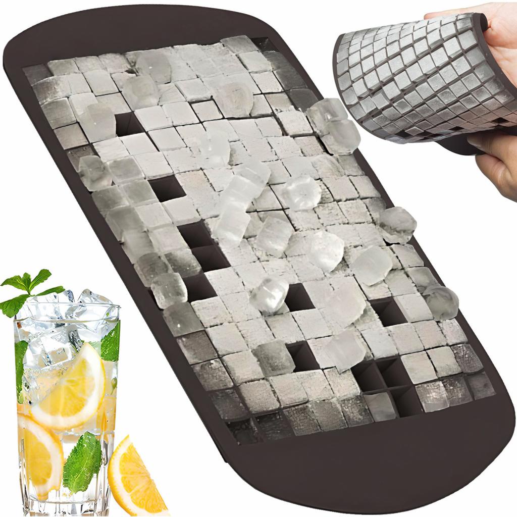 FORMA SILIKONOWA DO KOSTEK LODU CZEKOLADY 160 SZT | Shopee Polska