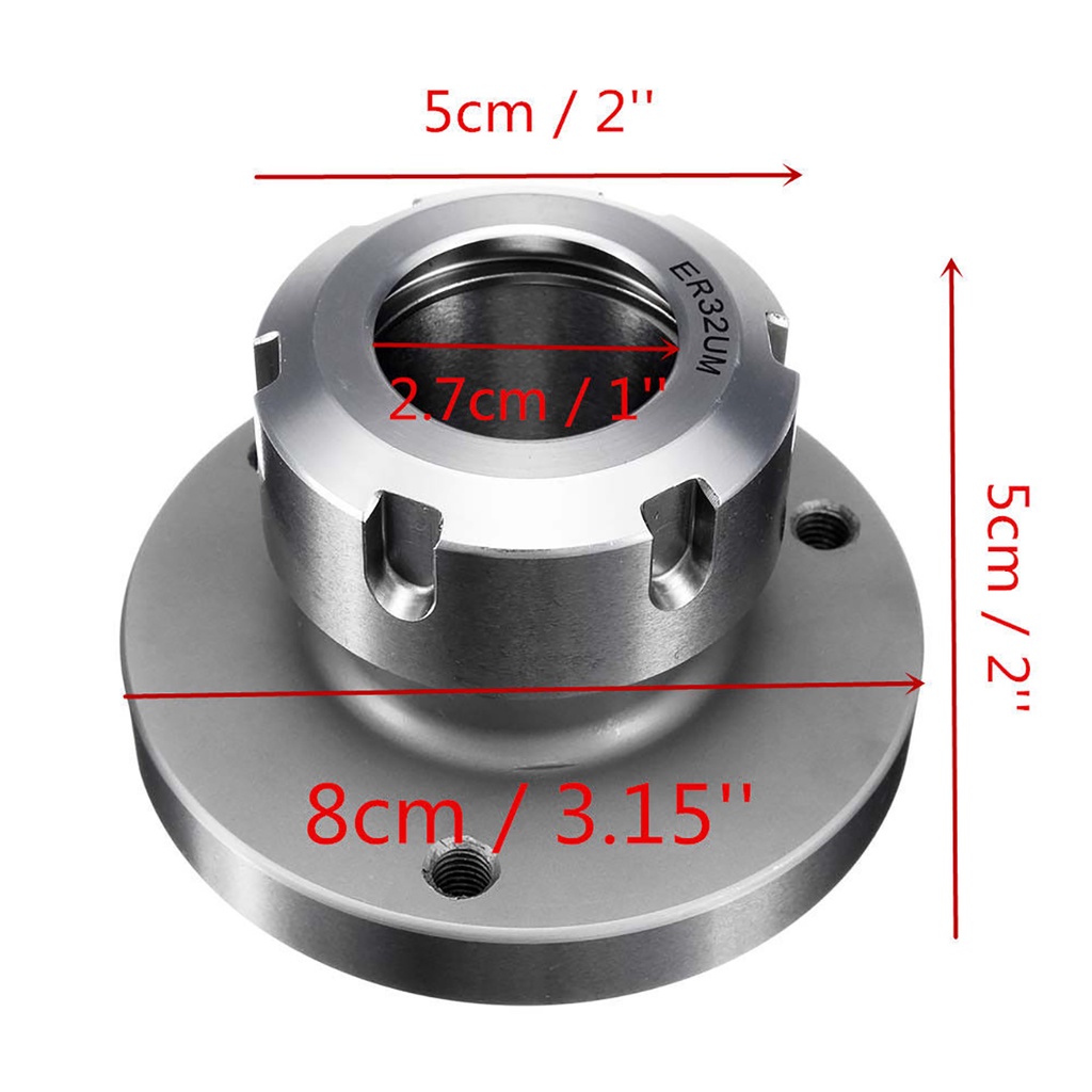 Nowa średnica 80mm ER-32 uchwyt zaciskowy (3901-5032) Kompaktowa tokarka obcisła tolerancja ...
