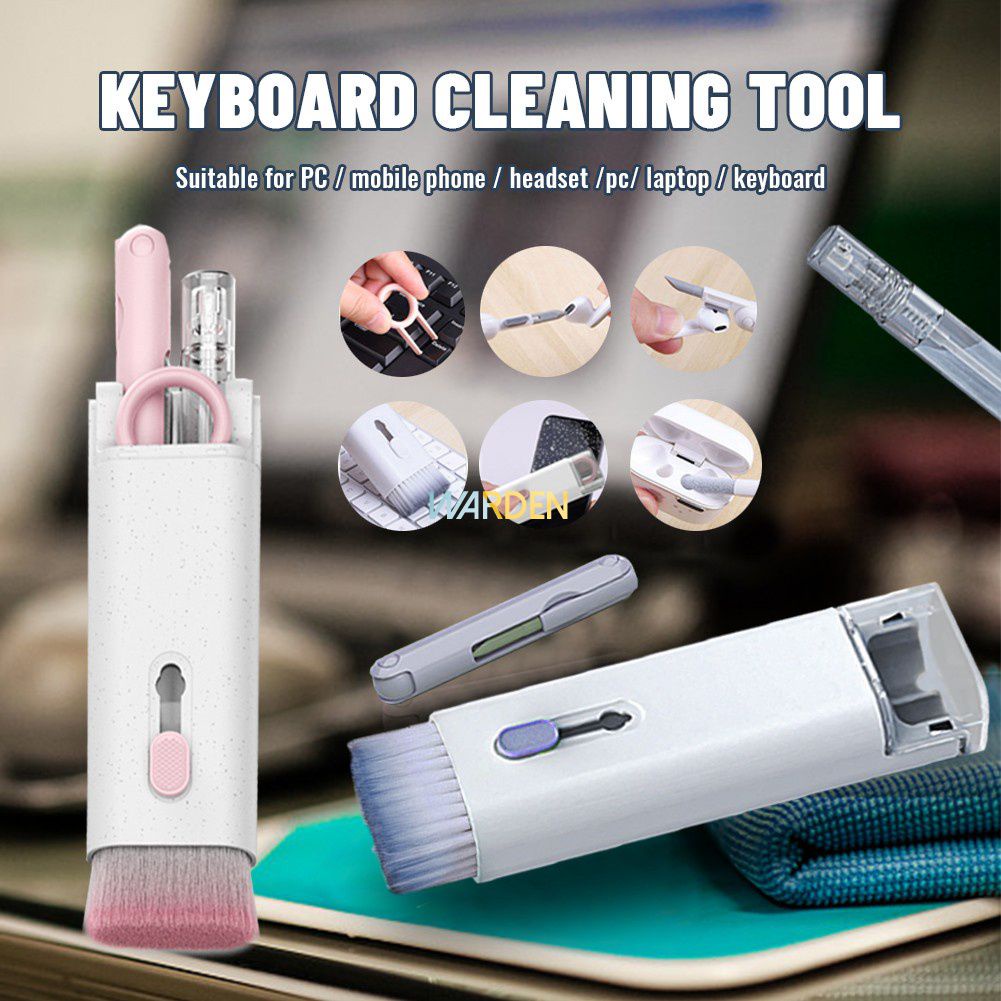 7 w 1 klawiatury komputera zestaw szczotek do czyszczenia komputera ...