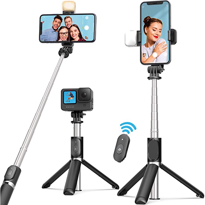 Kijek Selfie Statyw Tripod Pilot Bluetooth Lampa Shopee Polska