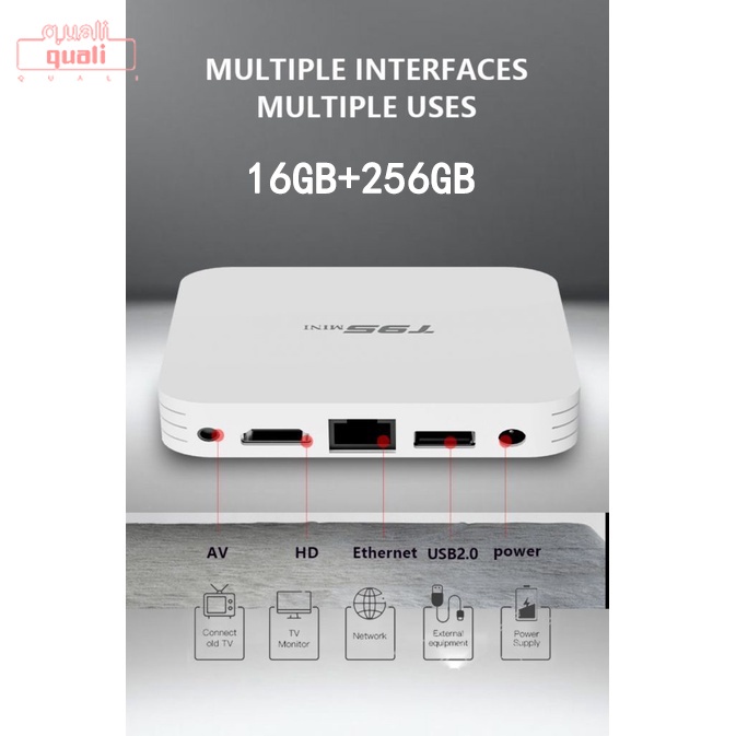 Tv de 16 GB 256 T95 Mini Android Smart Box 4k Ultra HD | Shopee Polska