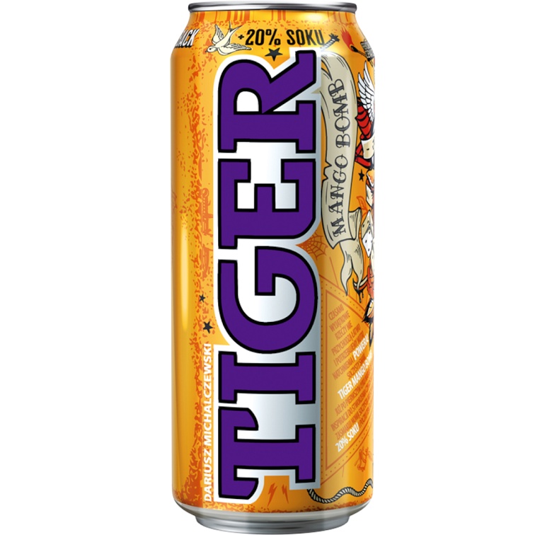 Napój energetyczny Tiger Mango Bomb 500 ml | Shopee Polska