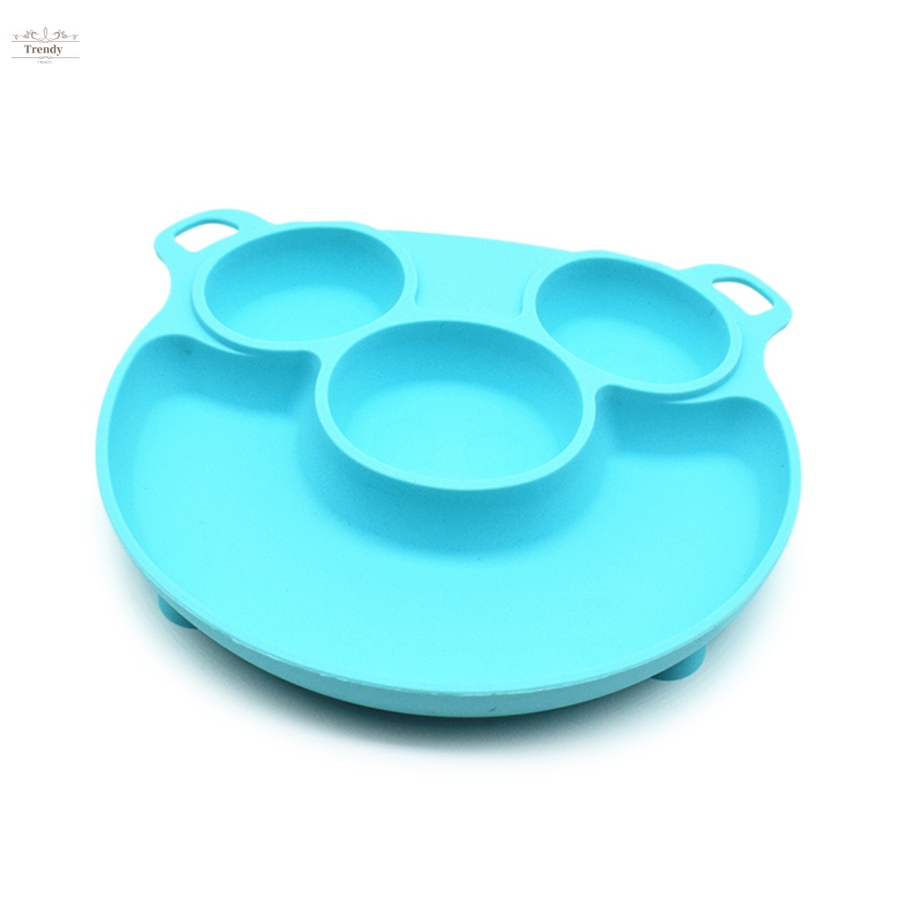 Talerz do jadalni Bezpieczny silikonowy Cute Cartoon Kształt świni ...