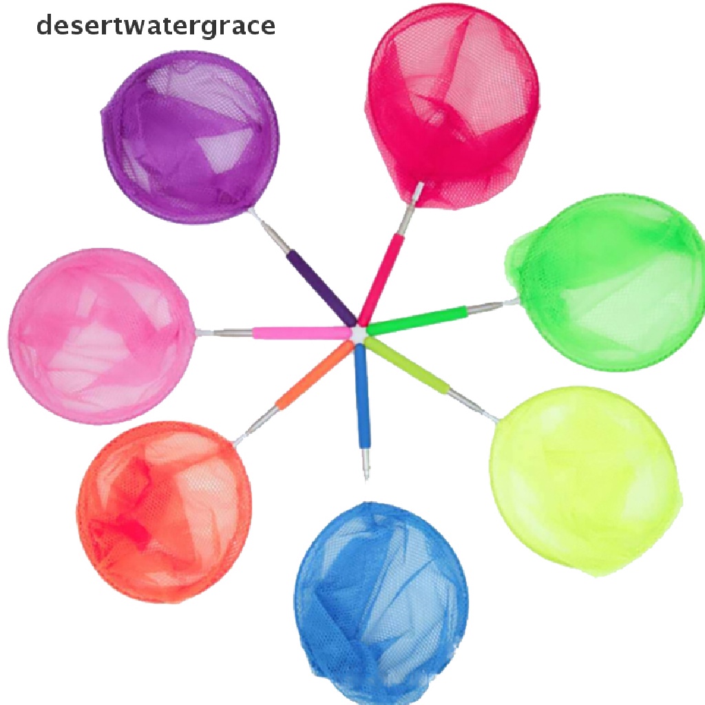 DSW Retractable Aquarium Fish Tank Catch Net Rod Fishing Round Pocket ...