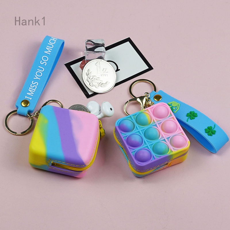 Hank Fidget Bag Fidget Popper torebka sensoryczna portfel zabawka Pop ...