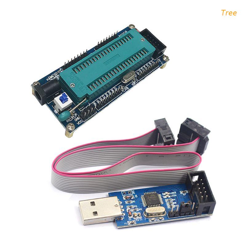 Drzewo AVR ATMEGA System Płytka rozwojowa i 5V USB ATMEGA8 Programator ...