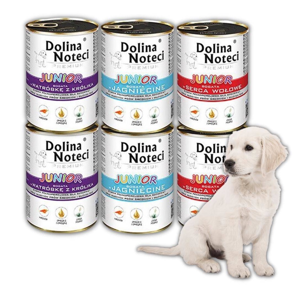 Dolina Noteci Premium Junior Mix Smaków Mokra Karma Dla Szczeniąt 6x400g | Shopee Polska