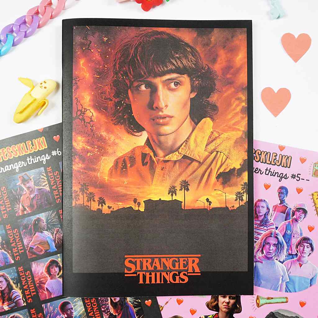 Zeszyt Mike Stranger Things w kratkę 60 kartek | Shopee Polska