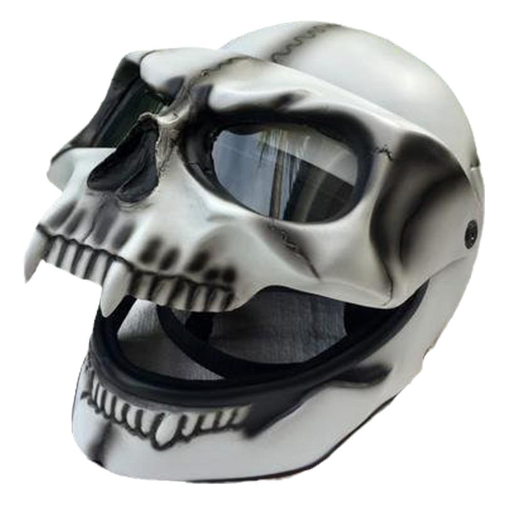 Halloween Mask Movable Jaw Full Head Skull Mask Halloween J3C0 B4Y2 ...