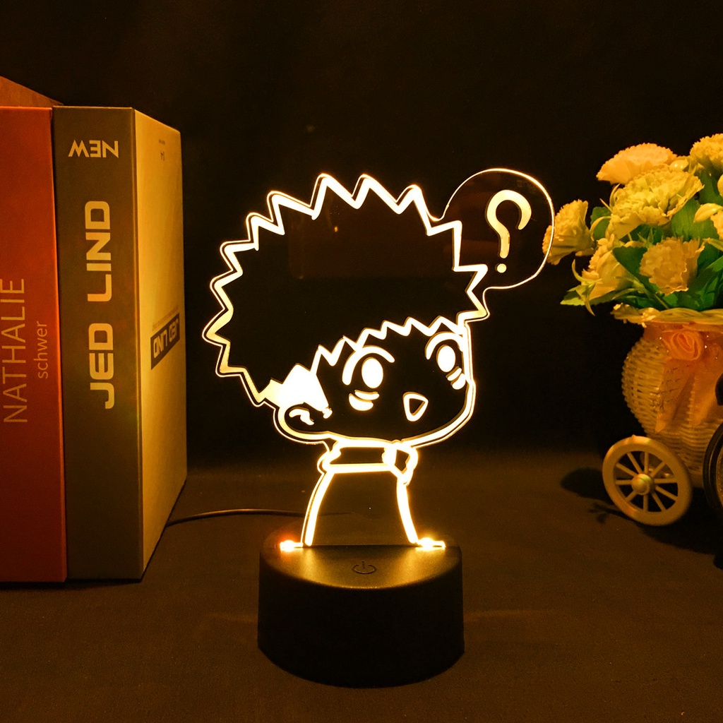 Japońskie Anime Jujutsu Kaisen 3D lampka nocna Itadori Yuji rysunek ...