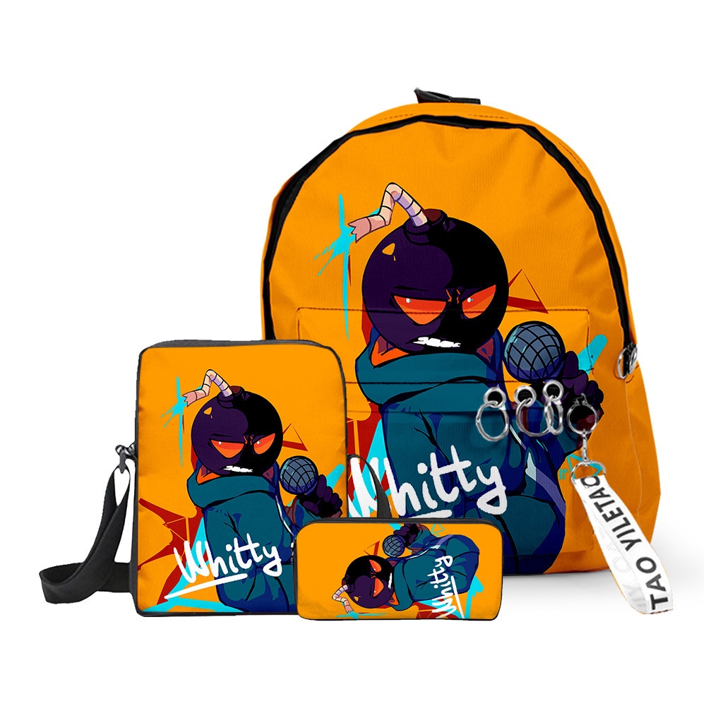 New Friday Night Funkin Backpack Pen Bag Messenger Bag Three Piece ...