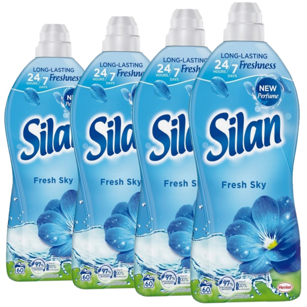 Silan Fresh Sky Płyn do płukania tkanin 240 prań 6l Koncentrat Mega ...