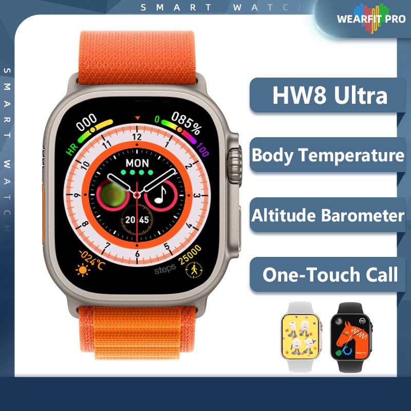 Oryginalna HW8 Ultra Smart Watch Series 8 NFC 2,08 cala Zawsze na ...