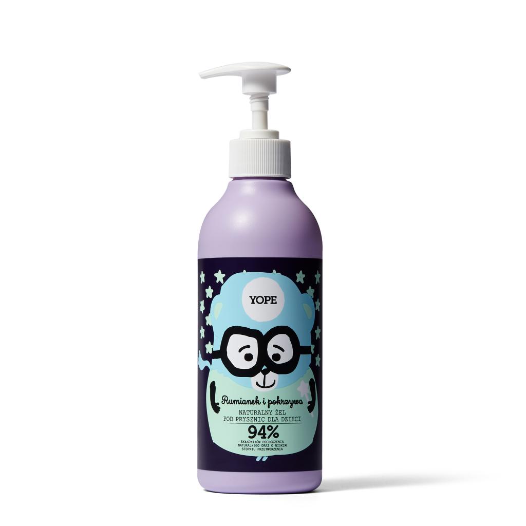 YOPE Naturalny żel pod prysznic dla dzieci Rumianek i pokrzywa 400ml | Shopee Polska