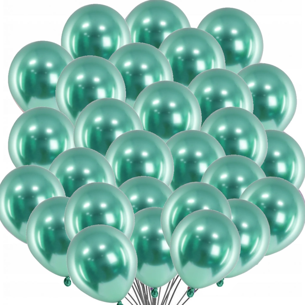 BALONY GLOSSY 12 CM BUTELKOWA ZIELEŃ - 50 SZTUK | Shopee Polska