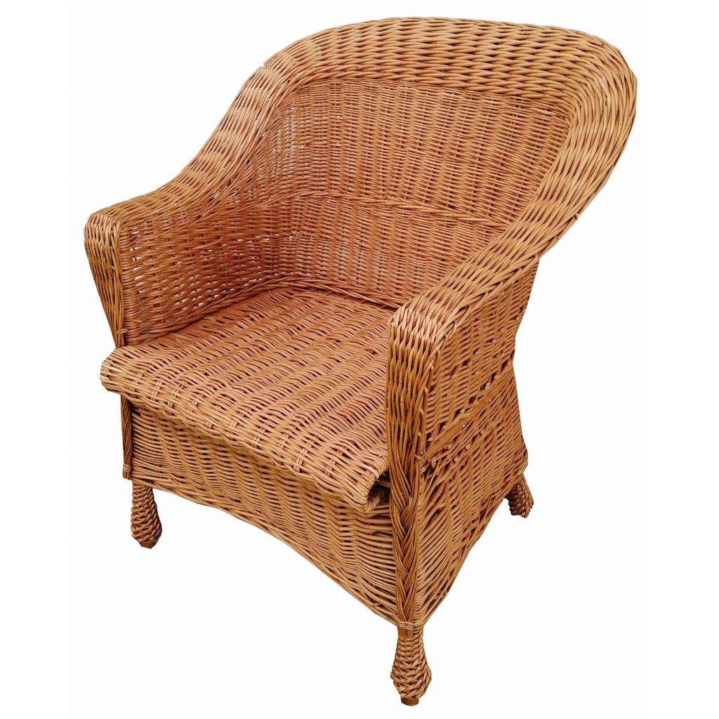 Fotel wiklinowy "pełny wyplot" | Shopee Polska