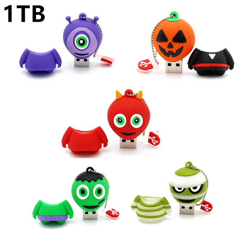 Fajne Halloween USB 2.0 Szybki dysk Flash 1 TB Horrific Ghost Pendrive ...