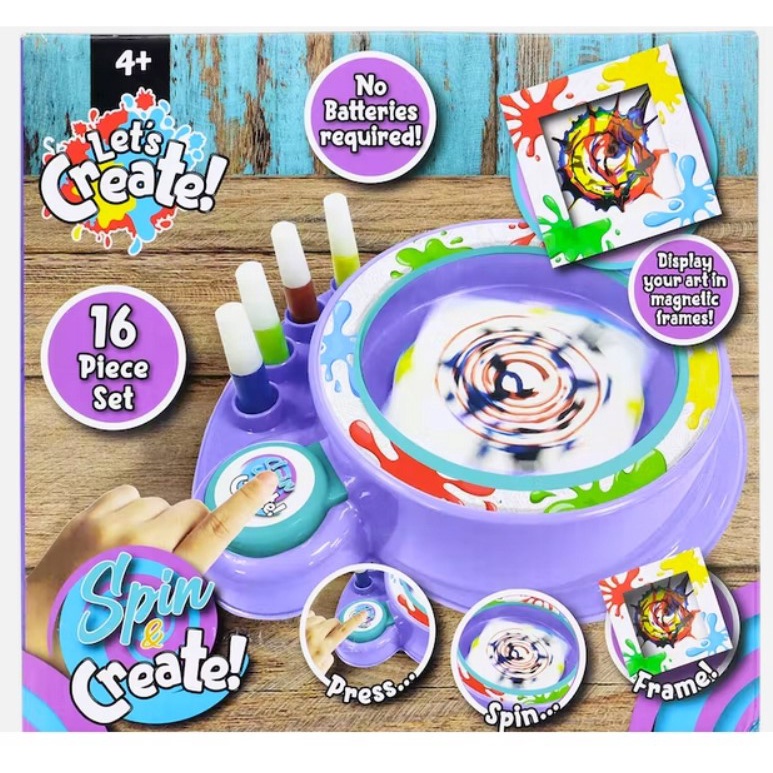 ZESTAW KREATYWNY SPIN&CREATE DO MALOWANIA | Shopee Polska