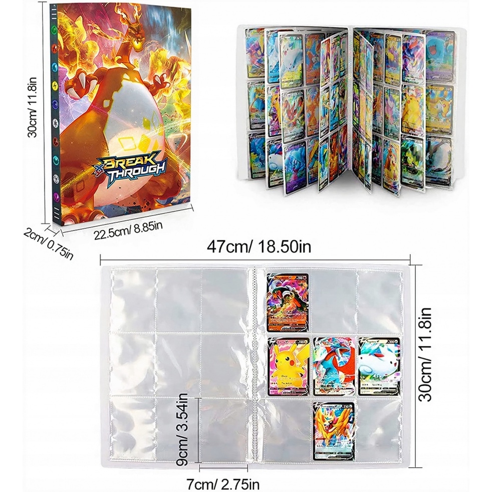 POKEMON ALBUM NA KARTY KOLEKCJONERSKIE 432 KARTY | Shopee Polska POKEMON ALBUM NA KARTY KOLEKCJONERSKIE 432 KARTY | Shopee Polska