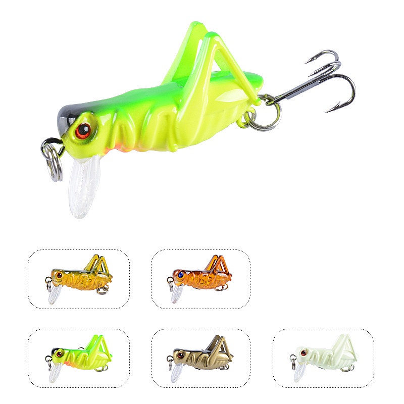 Przynęta wędkarska Minnow 4CM / 3G Luminous Locust Insect Sztuczne ...