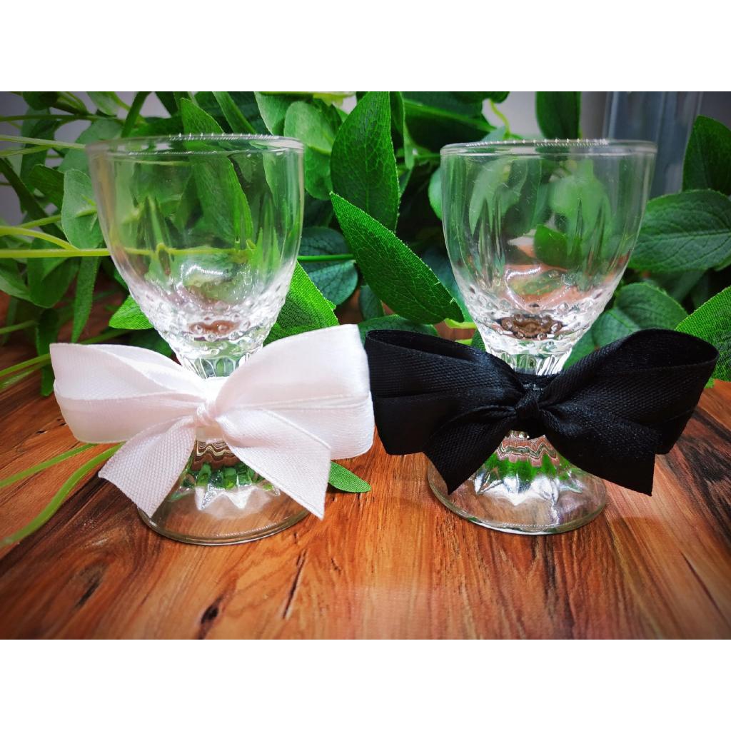 Oszukane kieliszki ślub wesele 15 ml wstążka 2 szt | Shopee Polska