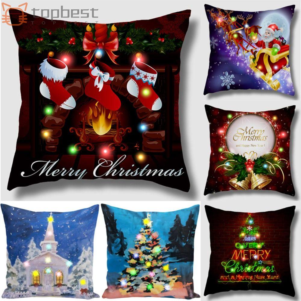 Najlepsze Świąteczne pokrowce na poduszki Modne choinki Wystrój ...