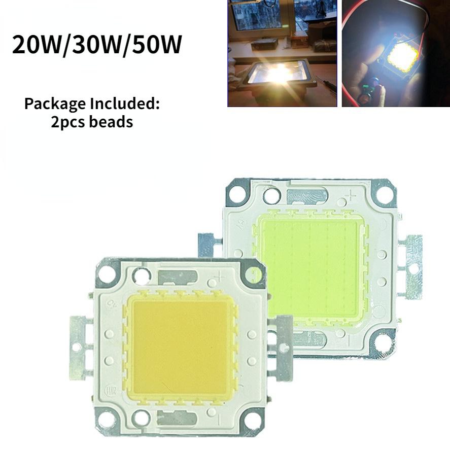 2 sztuk koraliki LED 50W/30W/20W 30-36V podświetlenie lampy diodowe zimna biel/ciepła biel LED ...